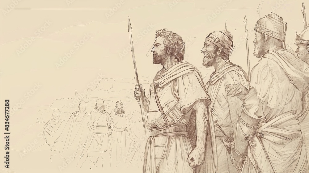 Biblical Illustration of 2 Samuel 8: David's Military Victories ...