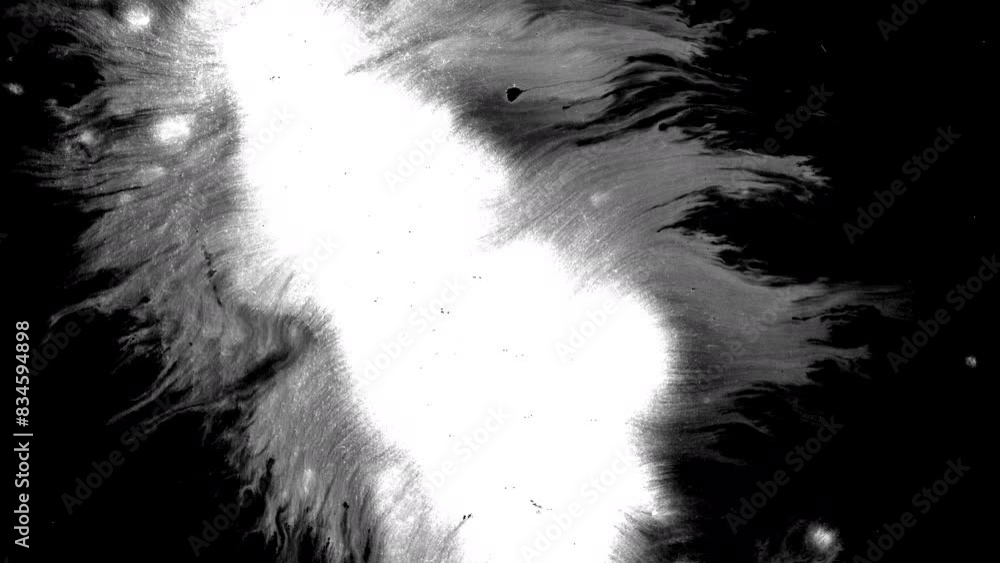 ink transition on white screen, drop texture, ink transition splatter ...