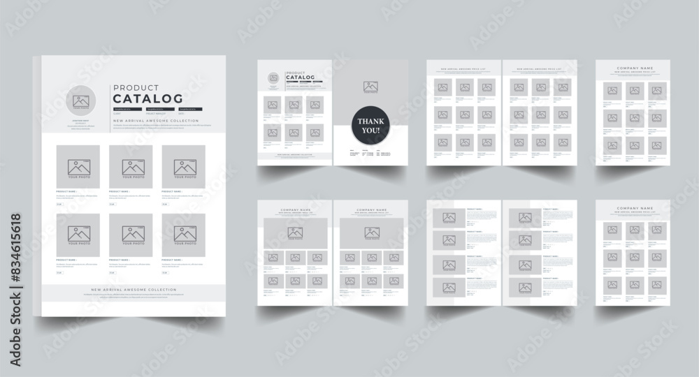 Product Catalog Design, Product Line Sheet Template, Wholesale Template ...