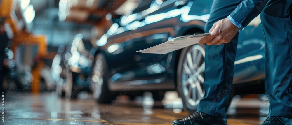 Design a professional folder cover for documents related to vehicle ...