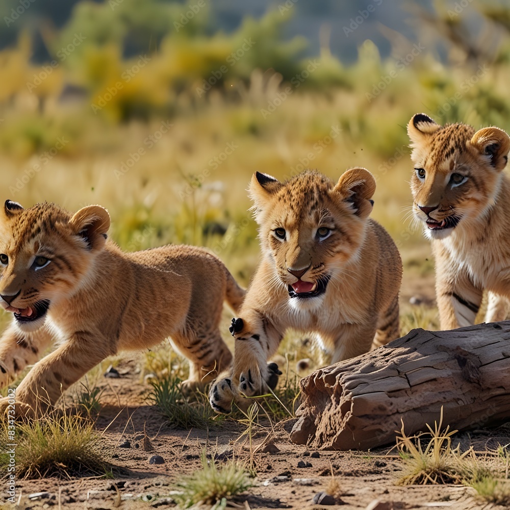 lioness Tiger cubs playing, wild animals, nature, beautiful pictures ...