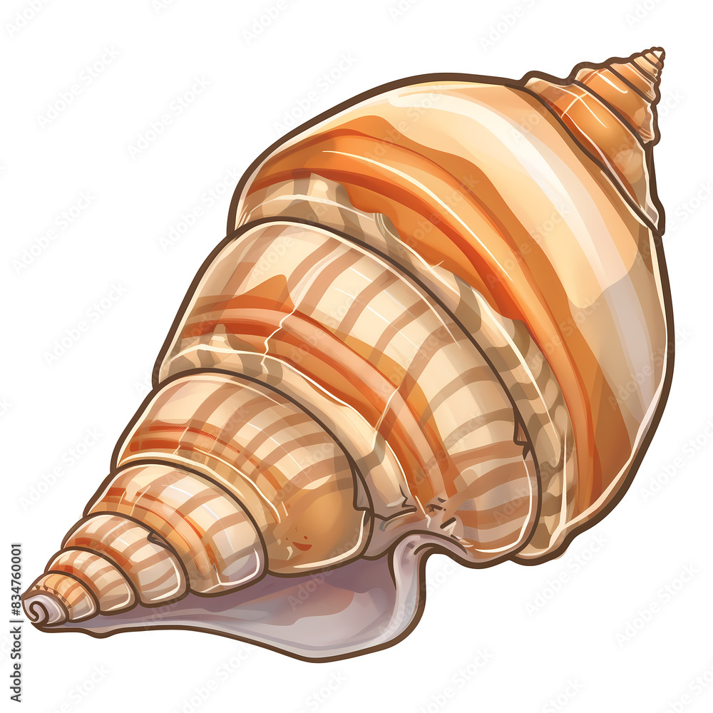 PNG clipart drawing of a shell on an isolated transparent background ...