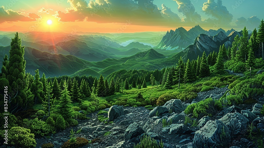 An illustration of the greenhouse effect, depicting how human ...