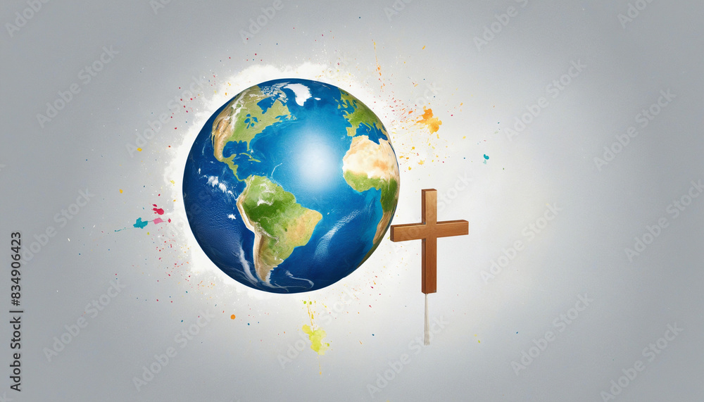Universal symbol of faith and hope through watercolor art featuring the ...