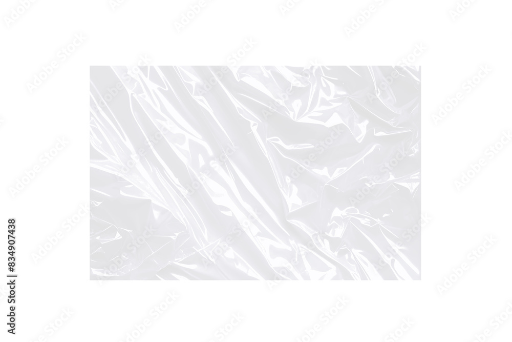 Transparent plastic wrap texture overlay effect. Vector illustration ...