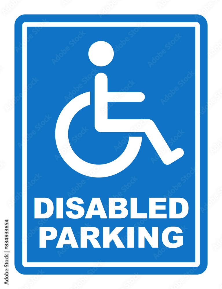 parking sign for disability printable sign handicapped disabled parking ...