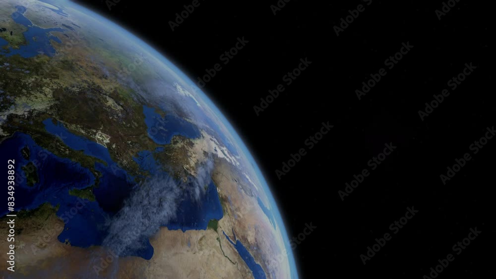 Fly Zoom into Montenegro, Podgorica, Nikšić, through space to see the ...