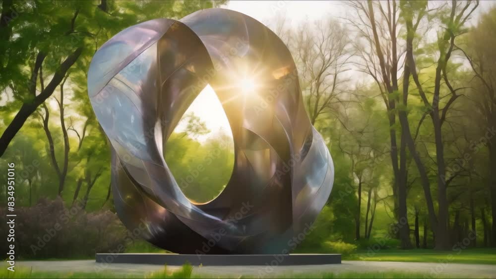 Sculpture park features installations inspired by mathematical theorems ...