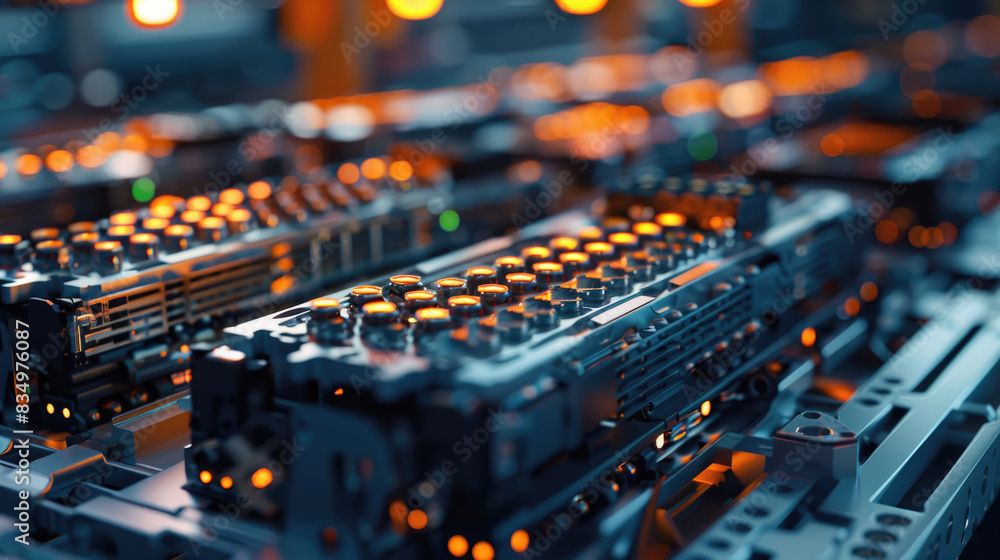 Manufacturing Process of Electric Car Battery Cells Stock Photo | Adobe ...