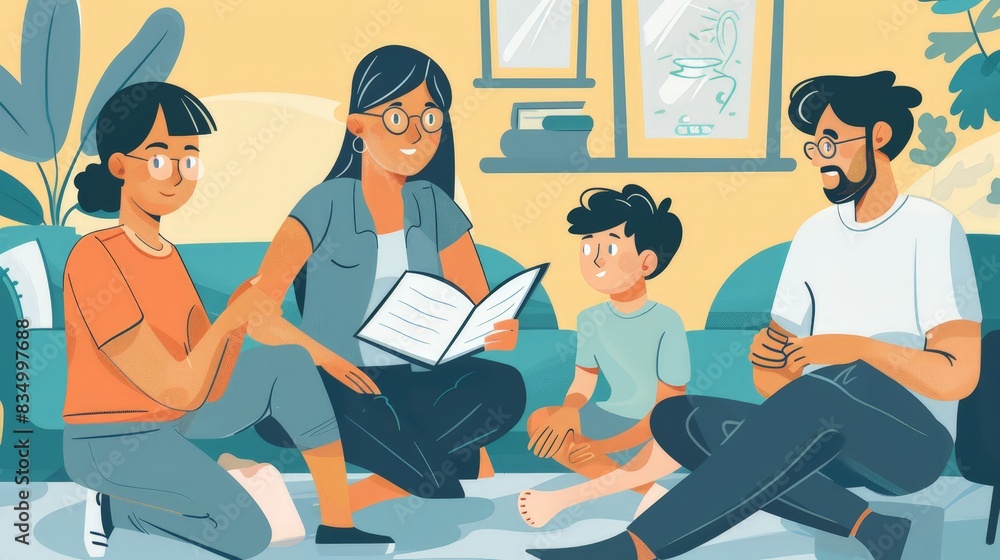 Design a visual guide to effective communication within families ...