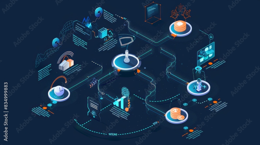 Design a visual representation of the digital product lifecycle. Cover ...