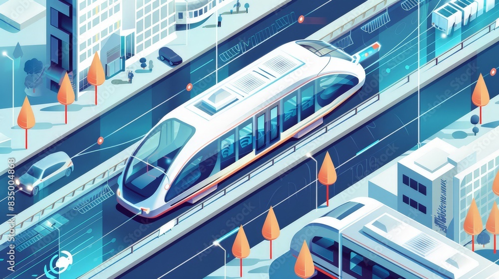 Design an infographic showcasing the future of transportation ...