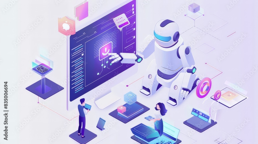 ภาพประกอบสต็อก Develop a guide to the different types of machine ...