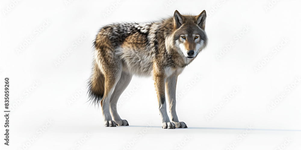 Wolf walking close up gray wolf isolated wild forest animal, World of ...