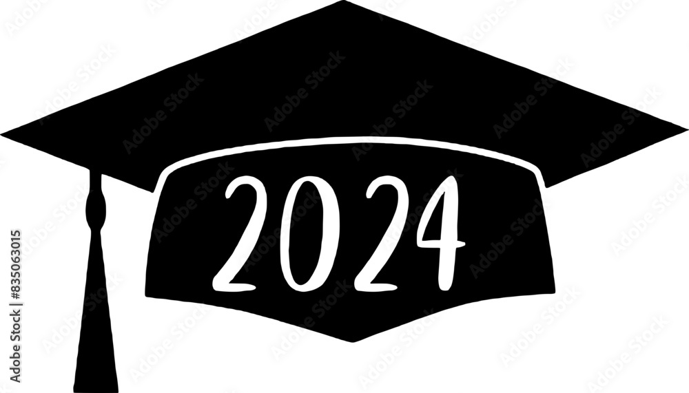 Graduation Cap 2024 svg, class of 2024 svg, graduation cap svg png ...