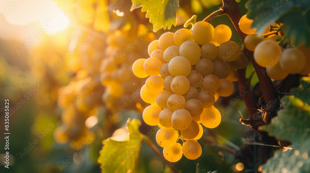 High-resolution image of a business-focused grape farm, highlighting ...