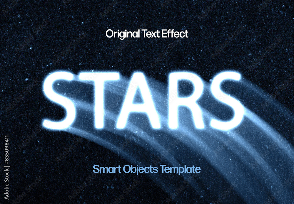Dust Motion Melting Text Effect Mockup Stock Template | Adobe Stock