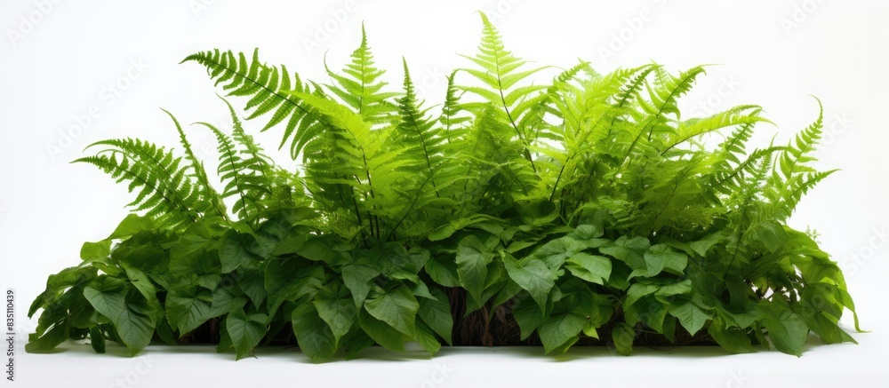 Daun Pakis is a tropical rainforest fern with vibrant green leaves ...