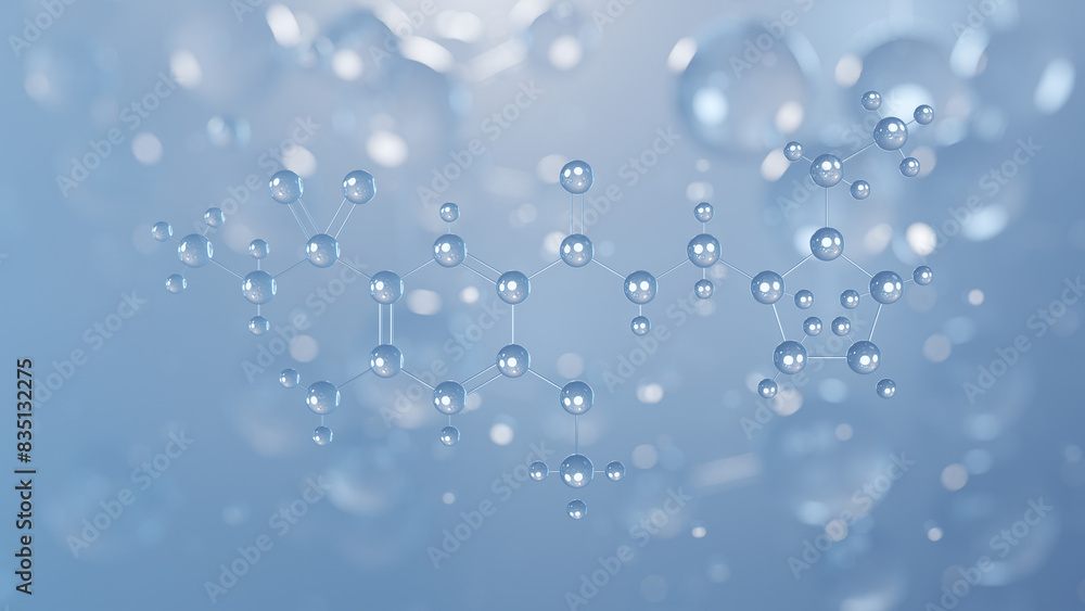 amisulpride molecular structure 3d, antipsychotic, structural chemical ...