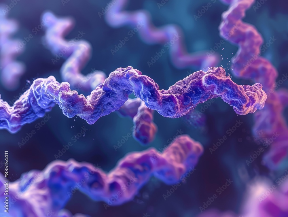 An image showing the condensation process of chromosomes during cell ...
