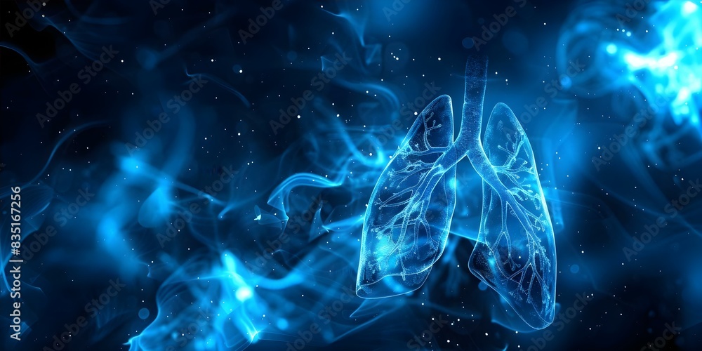 The Function of Lung Alveoli in Gas Exchange. Concept Respiratory ...