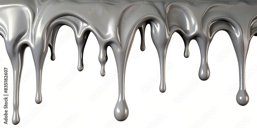 Liquid gray paint dripping with varnish texture, liquid, gray, paint ...
