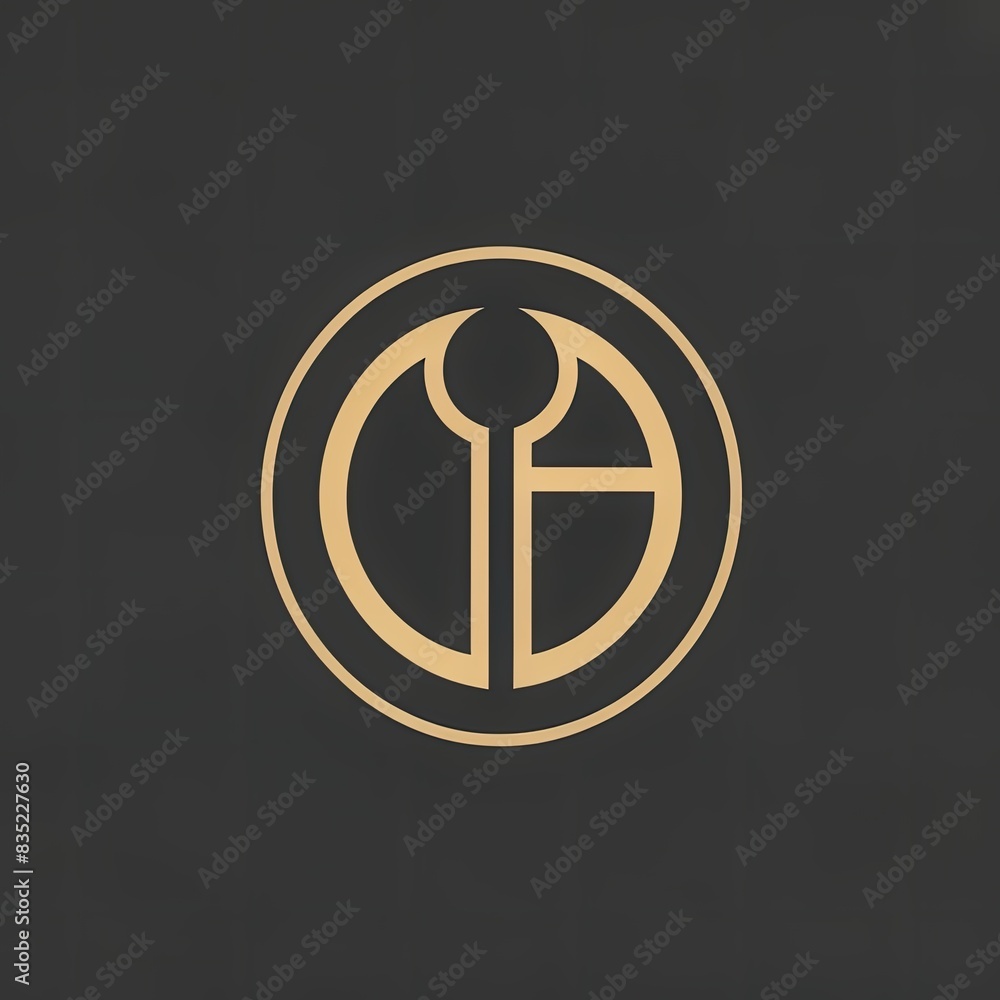 monogram logo modern. icon cool. design symbol iconic. desain art logo ...