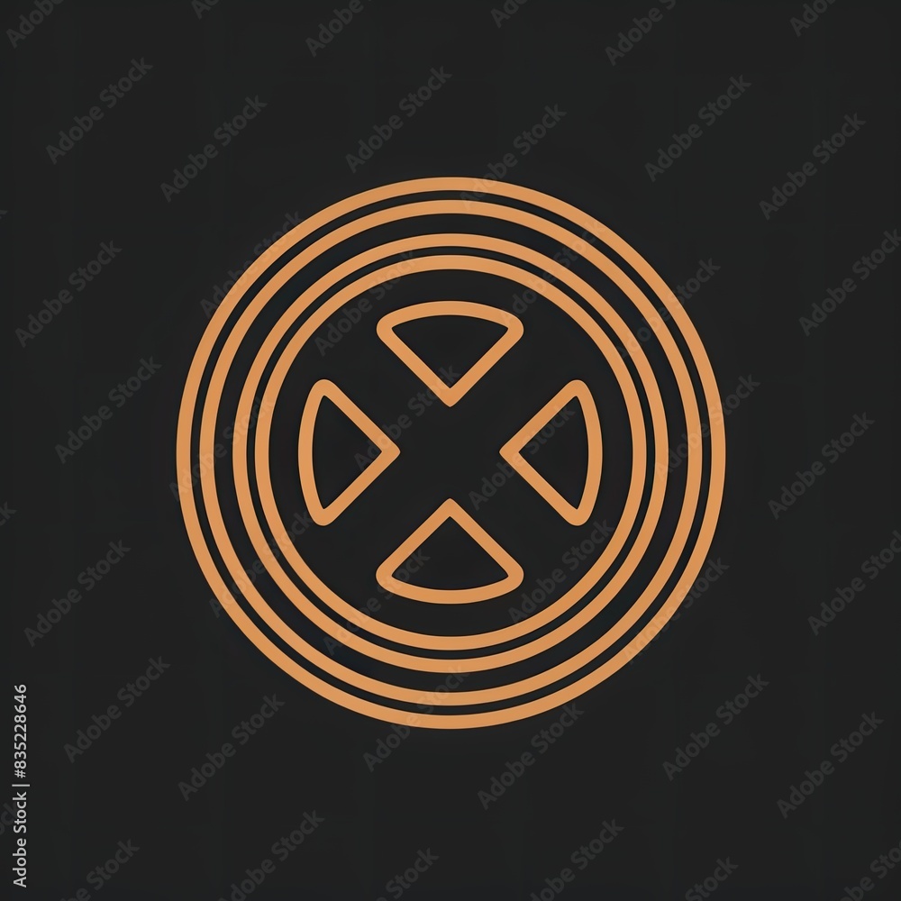 monogram logo modern. icon cool. design symbol iconic. desain art logo ...