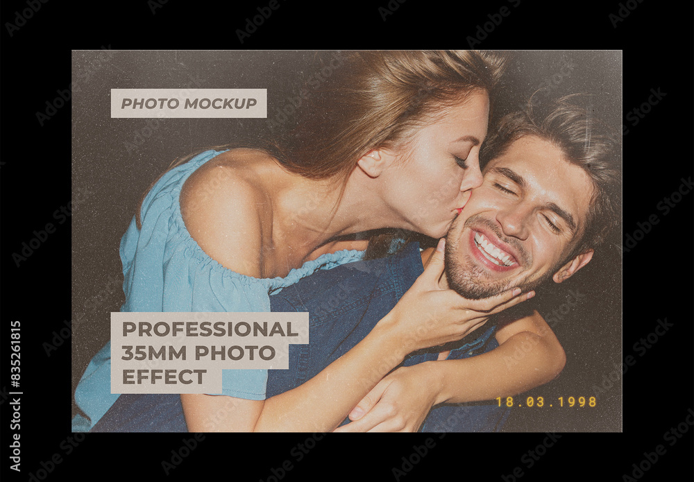 35mm Film Vintage Frame Old Retro Photo Effect Paper Texture Template ...