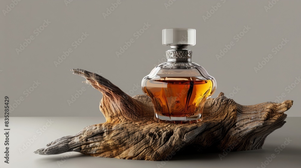 Photo & Art Print Oud Perfume bottle with agar wood concept, Business Pics