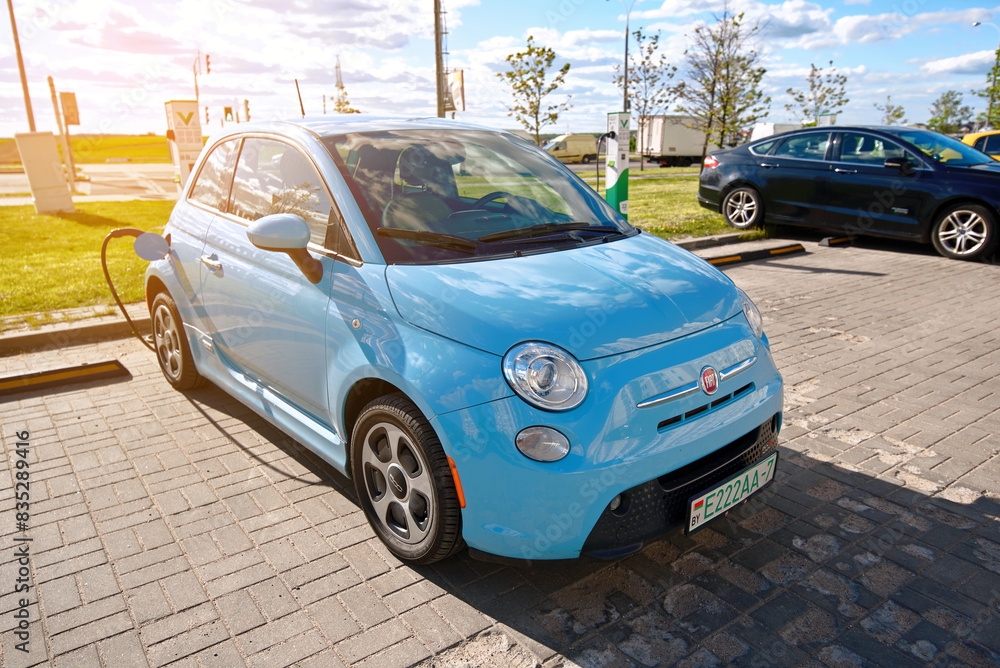 Surprising Fiat 500 Sky Blue Photosnull