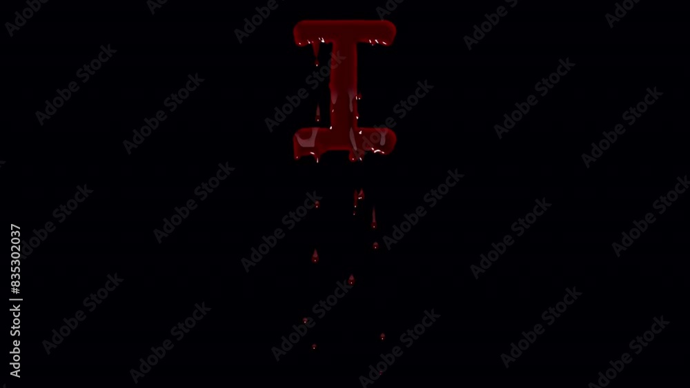 Animated Blood Splatter Alphabet Letters: Use animated blood splatter ...