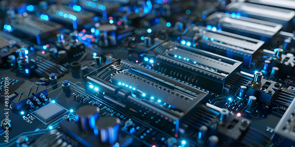 Digital data and circuits for cyber security ,Server racks in computer ...