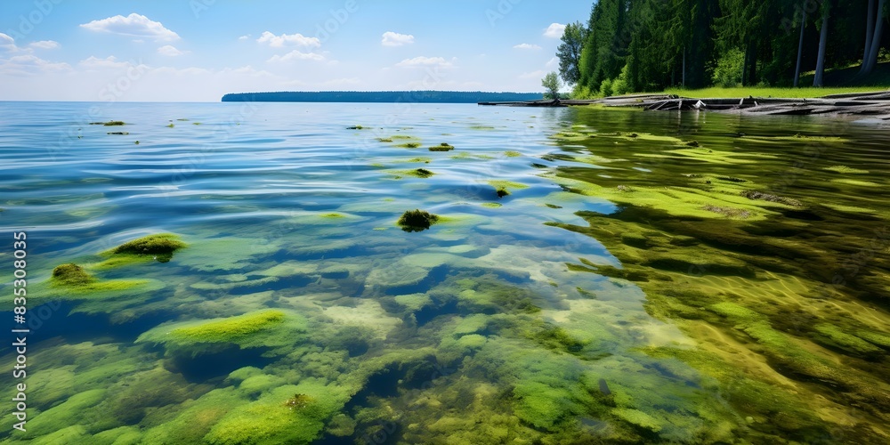 Cyanobacteria, also known as blue-green algae, are responsible for ...