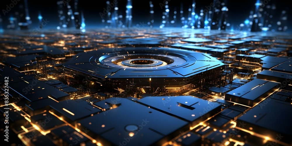 Innovative Tech Platform: Integrating D Quantum Processing Neural Networks and Big Data. Concept ...