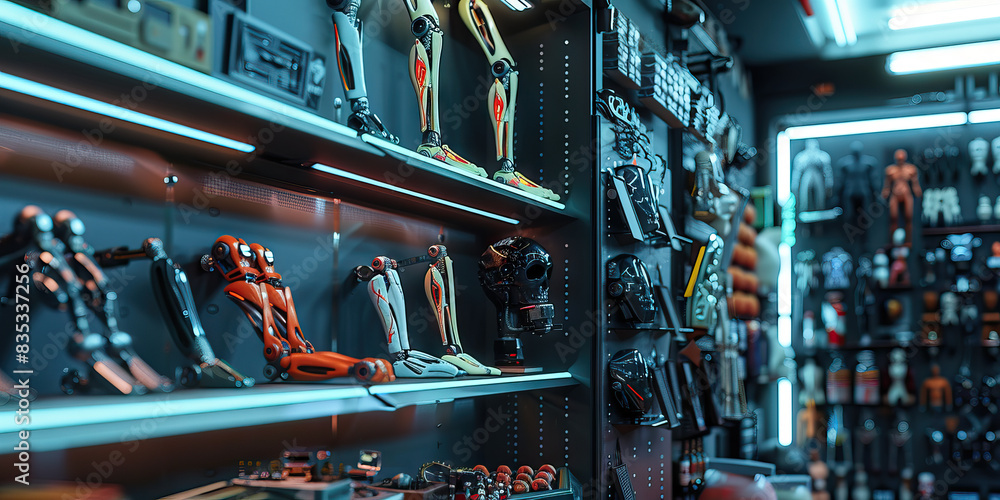 Cybernetic Body Shop: A shop specializing in cybernetic enhancements ...