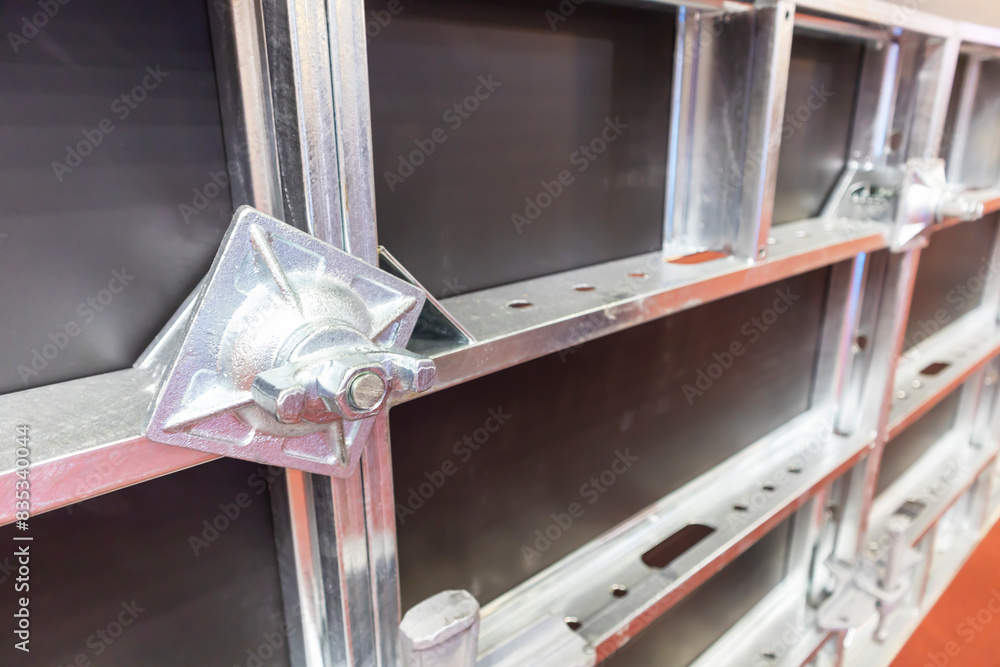 Steel structure to form a load-bearing wall. steel wall structure Stock ...