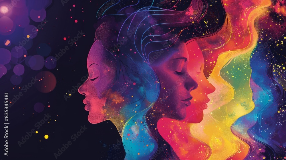 A colorful infographic outlining the mental and physical health ...