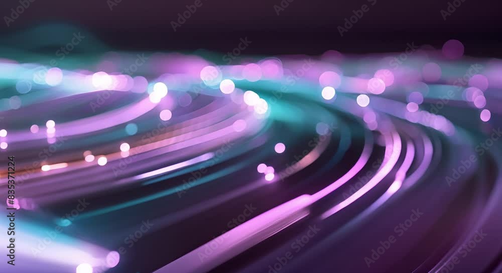 Visual representation of data flow in optoelectronic systems. Concept ...