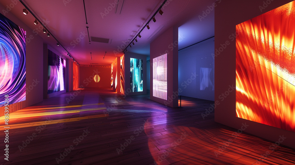 Modern Avant Art Gallery design with innovative sound art installations ...