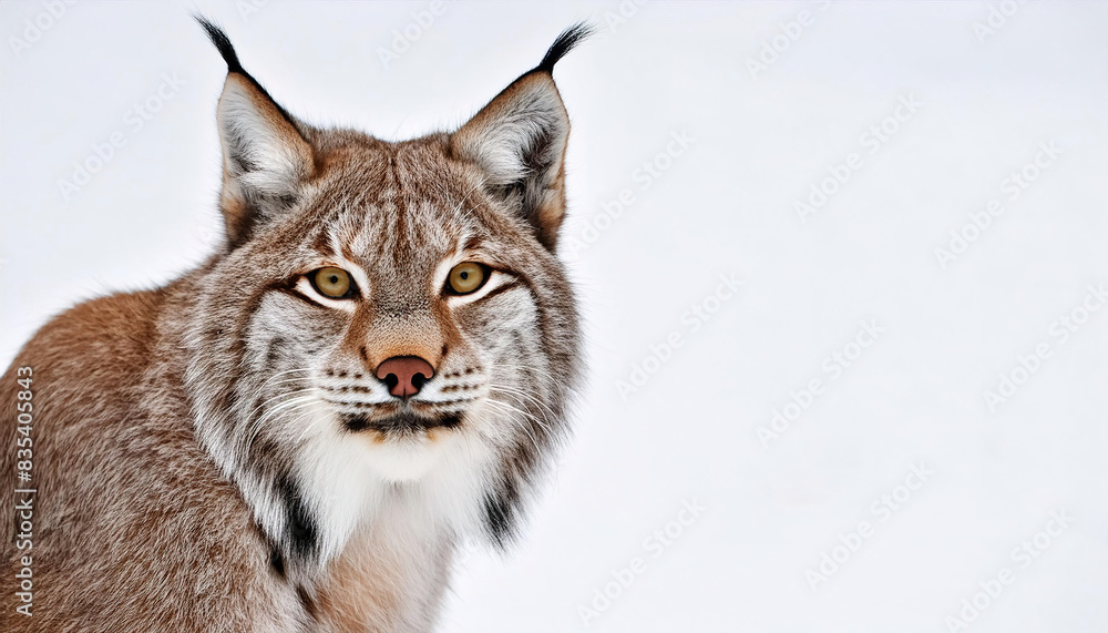 Canada or Canadian lynx - Lynx canadensis - a medium sized wild cat ...