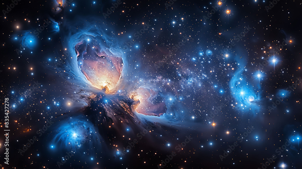 detailed photograph of the Milky Way's Orion Arm captured from the ...