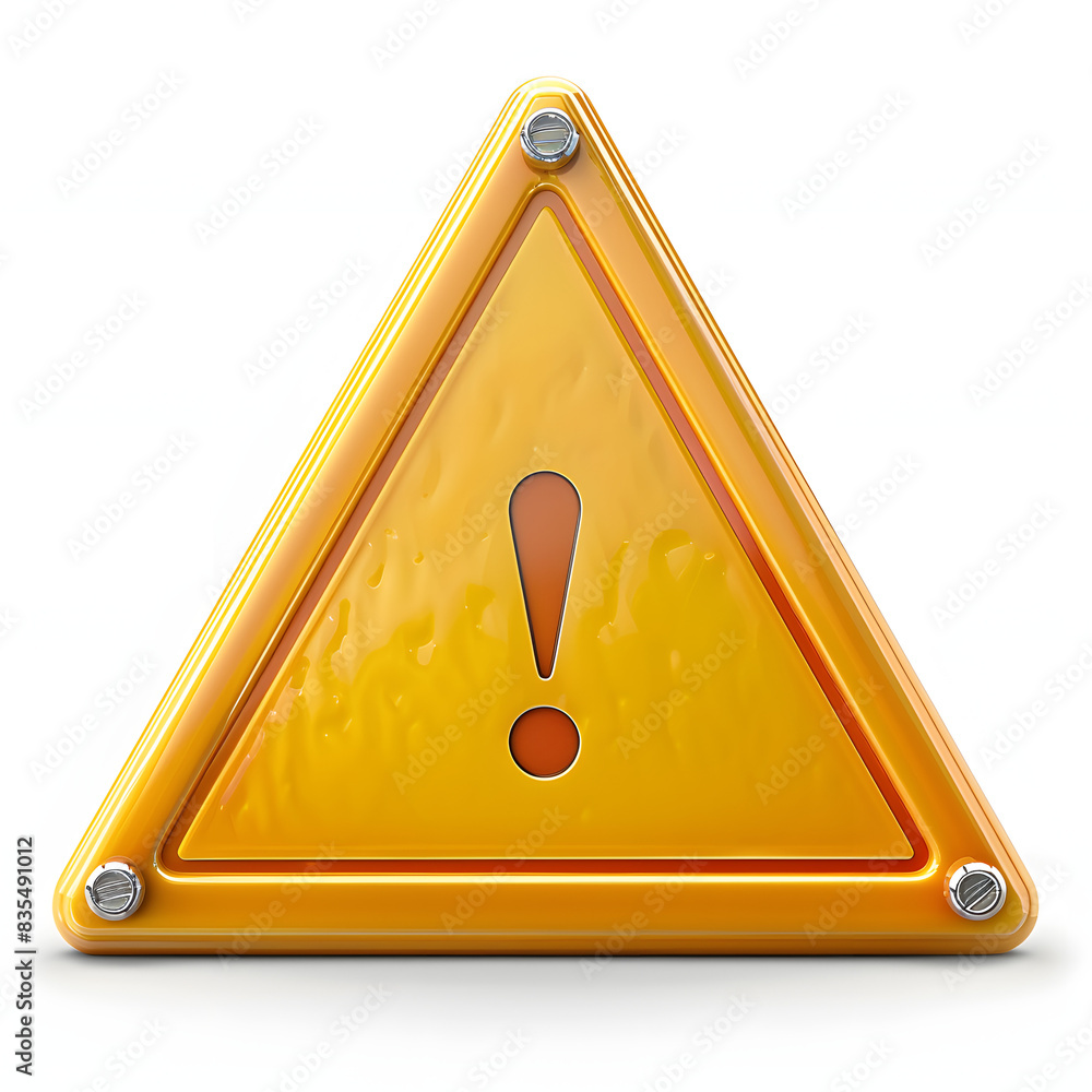 Warning triangle icon. yellow caution warn in png. warning sign with ...