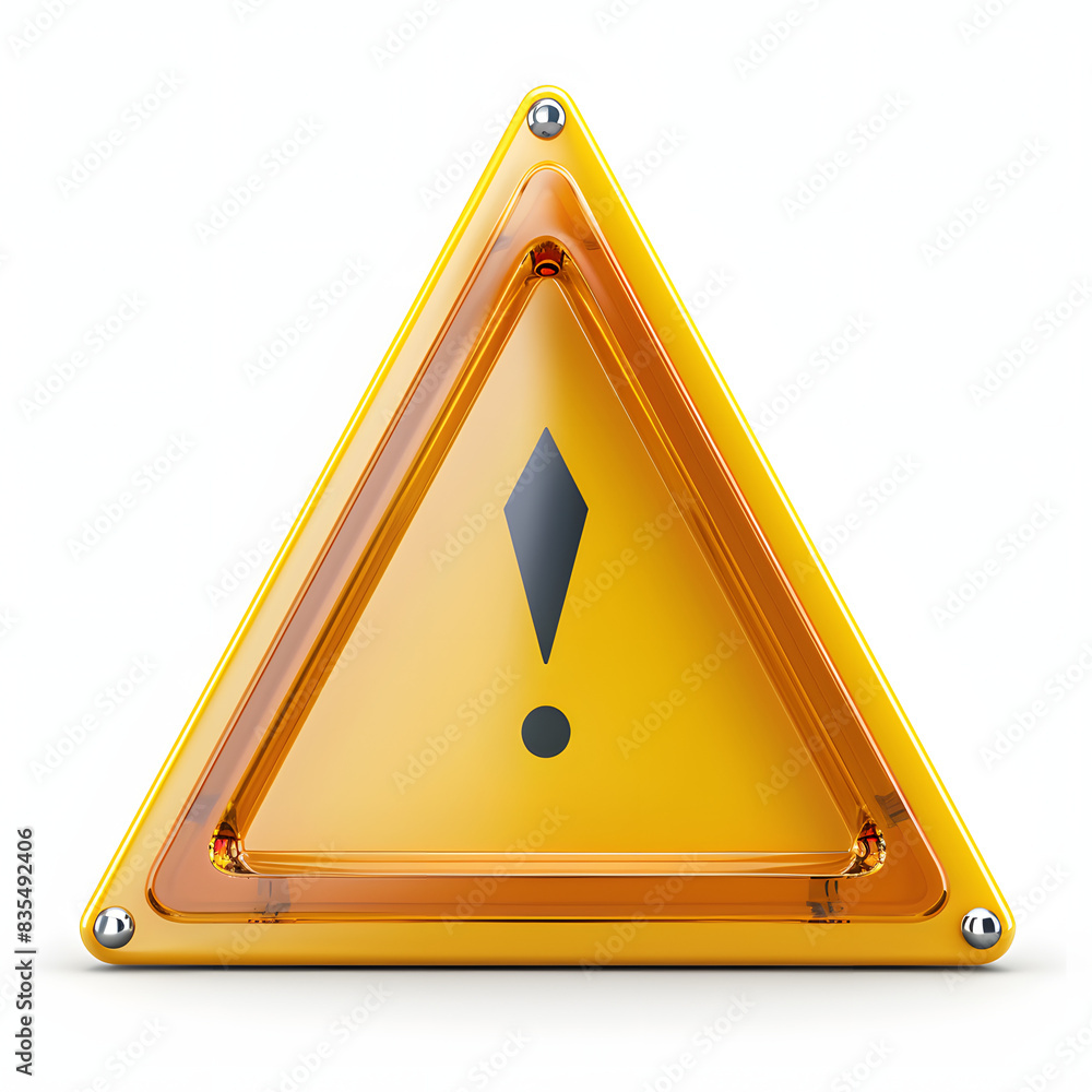 Warning triangle icon. yellow caution warn in png. warning sign with ...
