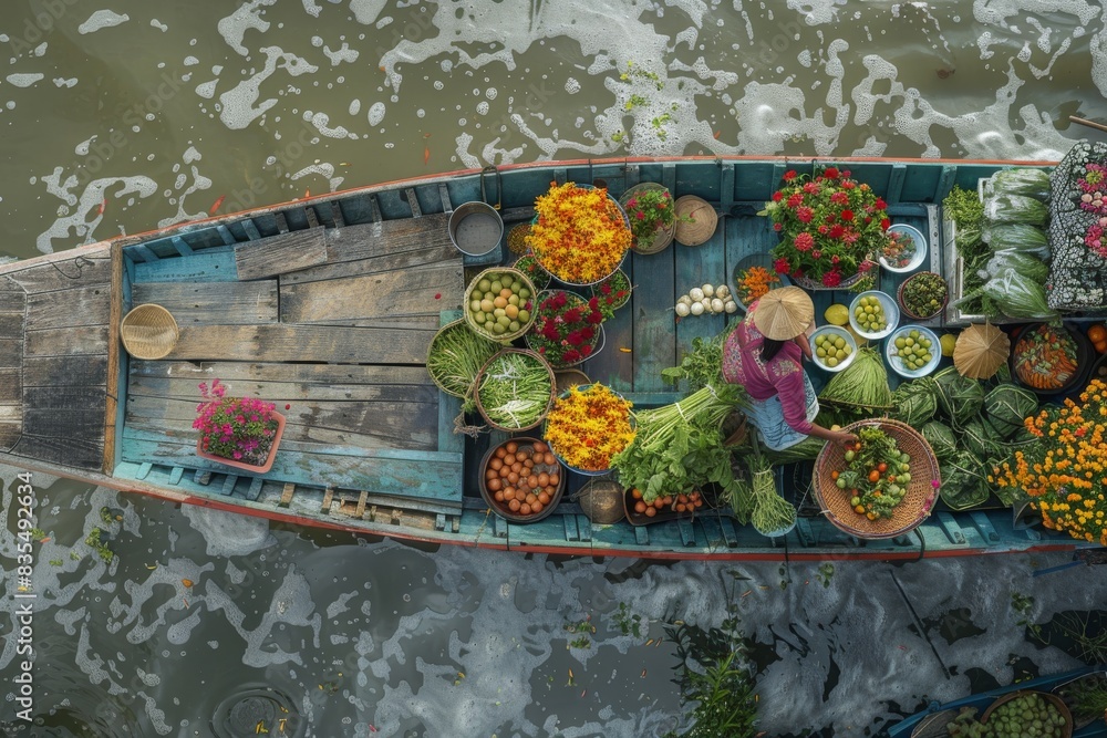 The floating markets of Southeast Asia are a common sight in Bangkok ...