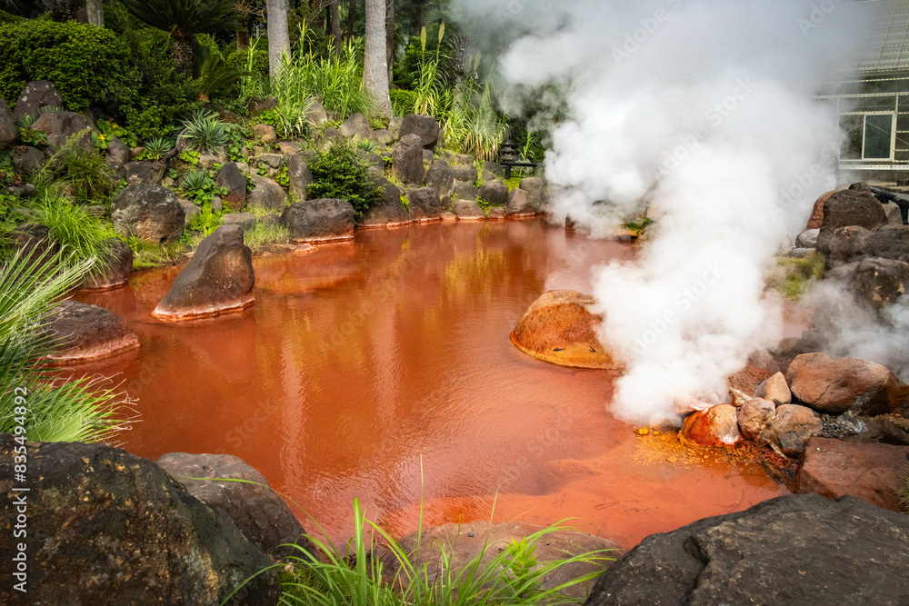 Umi Jigoku, 7 hells of beppu, jigoku, hot springs, kyushu, japan, sea ...
