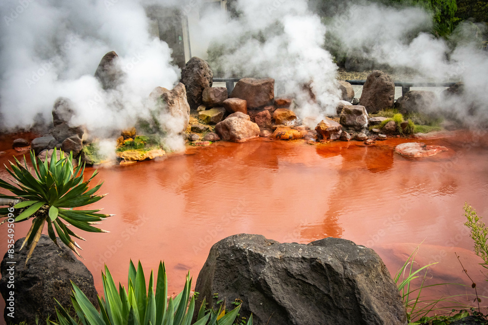 Umi Jigoku, 7 hells of beppu, jigoku, hot springs, kyushu, japan, sea ...