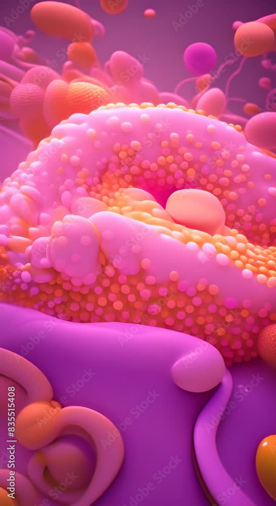 Micro bacterial Bacteria Colony Microbiome and Bacteria inside ...