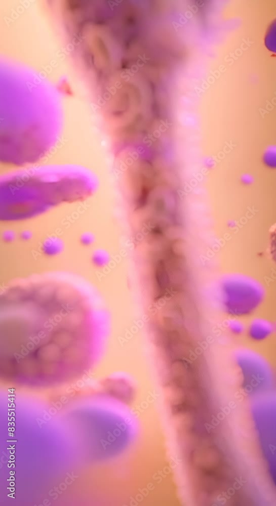 Micro bacterial Bacteria Colony Microbiome and Bacteria inside ...