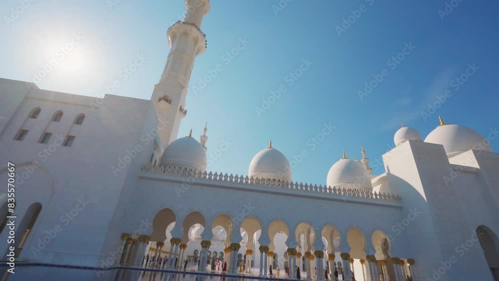 Abu Dhabi, United Arab Emirates - Jan 10 2024, 4k, panoramic view ...